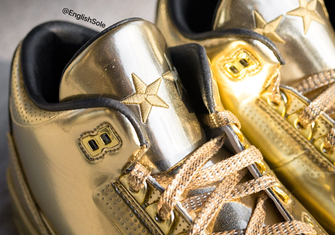 Usher Air Jordan 3 Gold Sample Photos | SneakerNews.com