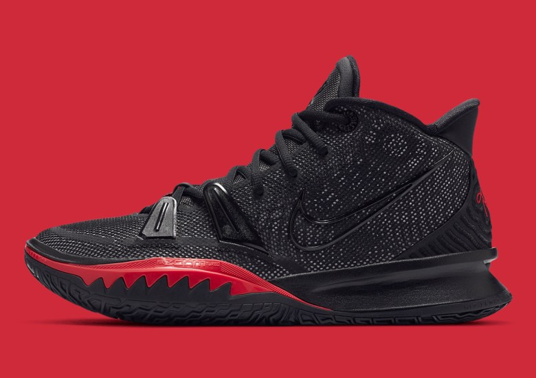 Nike Kyrie 7 Black Red Bred CQ9327-001 Release | SneakerNews.com