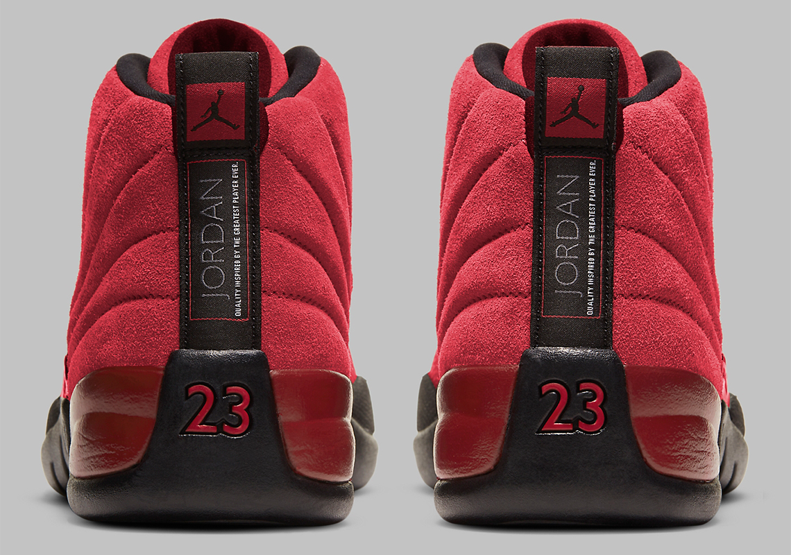 Air Jordan 12 Varsity Red Black Reverse Flu Game Release Info ...