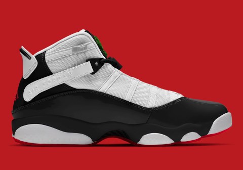 Jordan 6 Rings Black White Red Green 322992-008 | SneakerNews.com