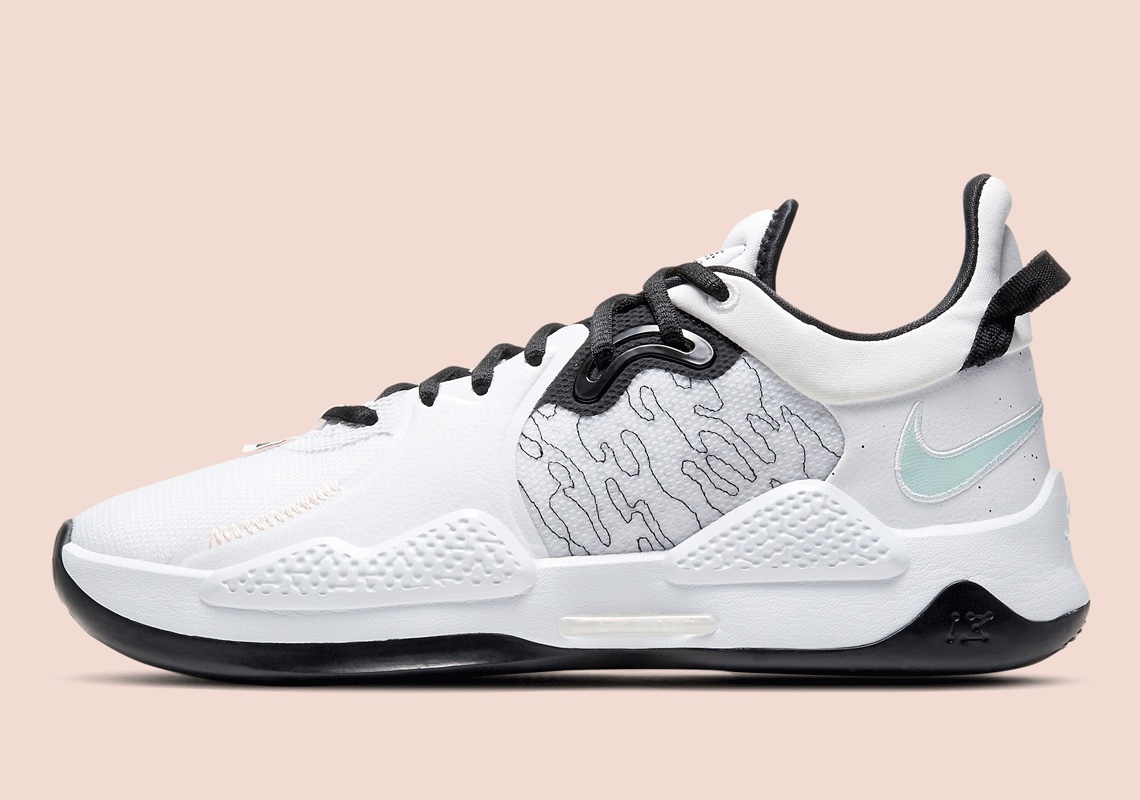 Nike PG 5 White Black CW3143-100 Release Info | SneakerNews.com