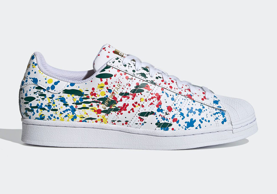 adidas Superstar FX5537 Paint Splatter | SneakerNews.com