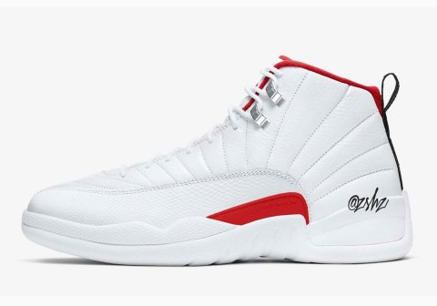 Air Jordan 12 Twist White Red CT8013-106 Release | SneakerNews.com