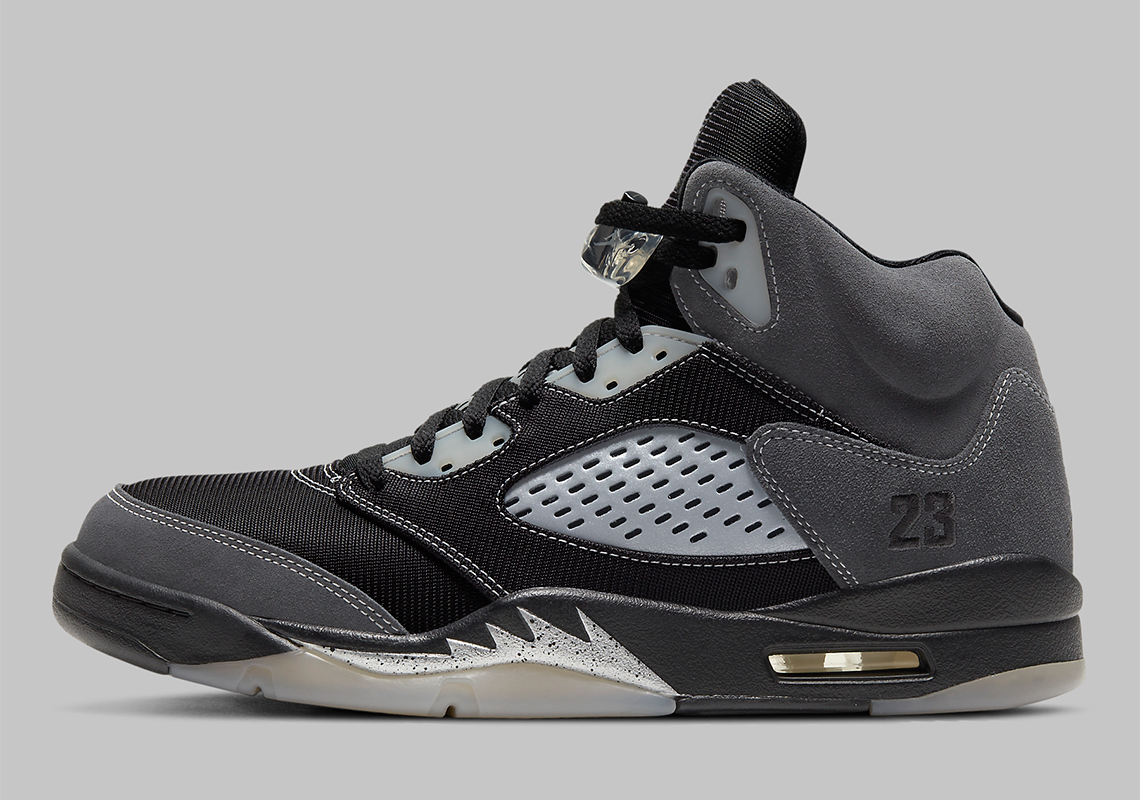 Air Jordan 5 Anthracite Wolf Grey Clear Black DB0731-001 | SneakerNews.com