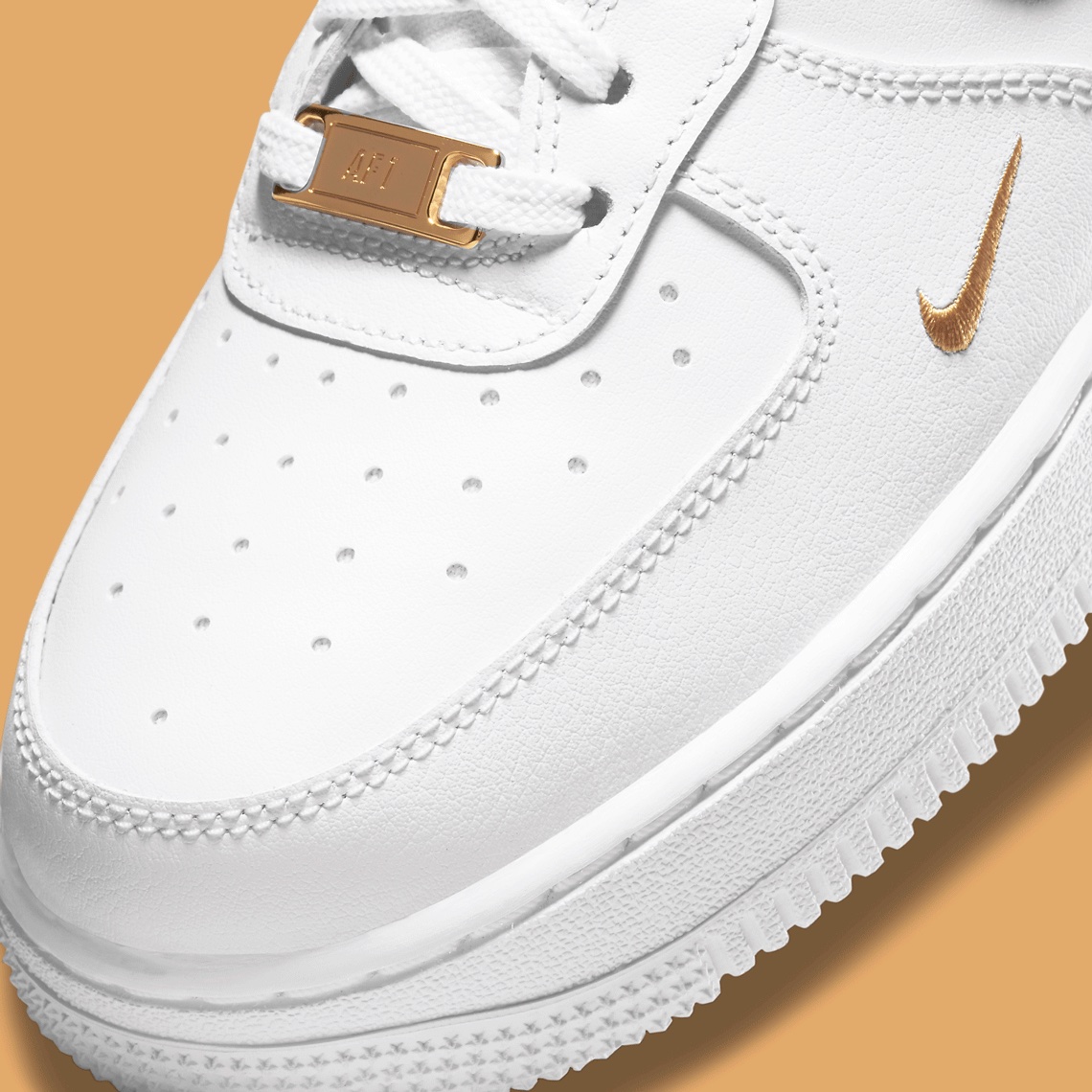Nike Air Force 1 White Black Gold CZ0270-102 | SneakerNews.com