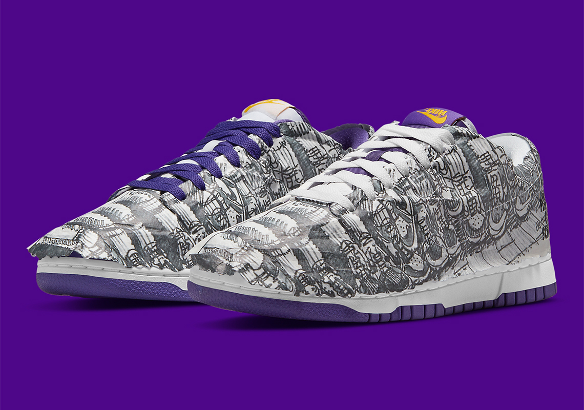 Nike Dunk Low "Flip The Old School" DJ4636-100 | SneakerNews.com