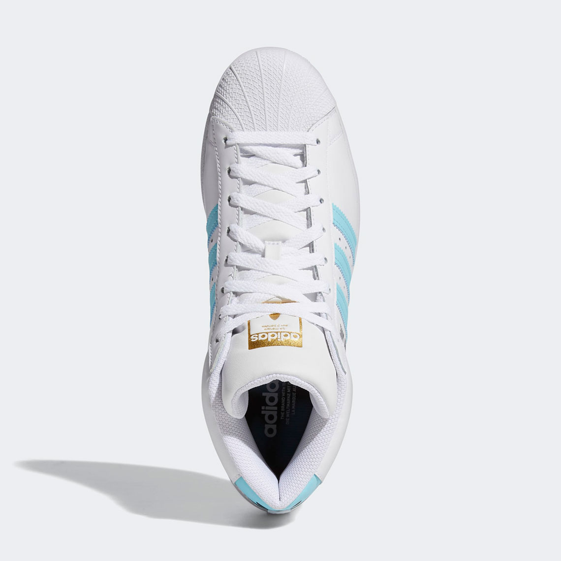 adidas Pro Model Cloud White Hazy Sky GX2534 | SneakerNews.com