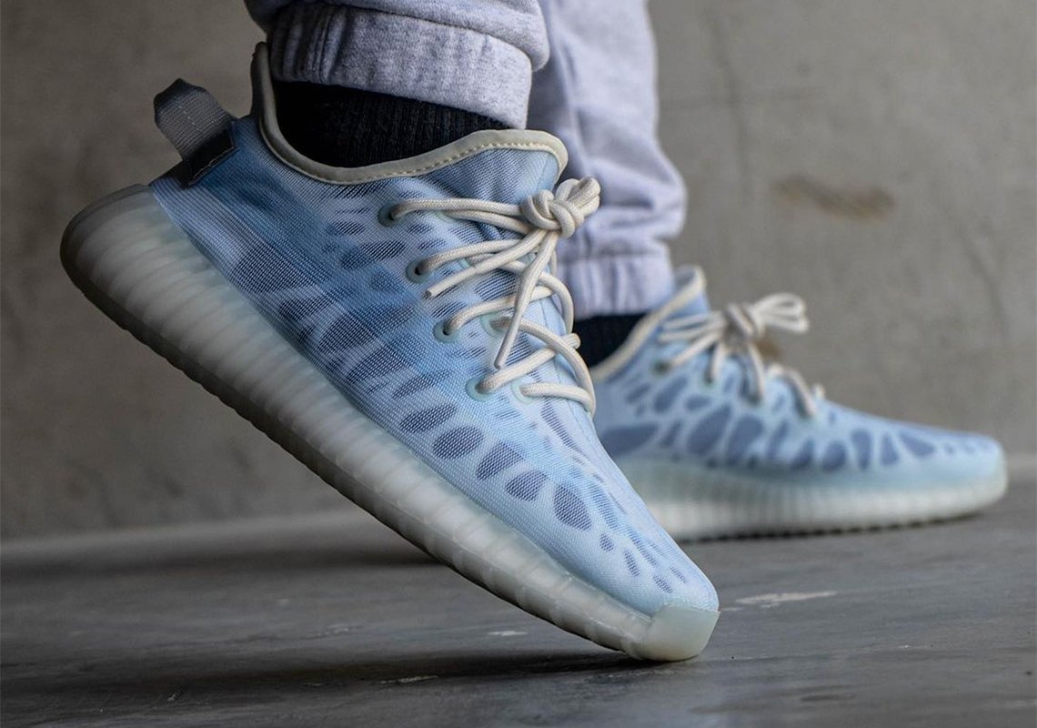 adidas Yeezy Boost 350 v2 Mono Ice Release Info | SneakerNews.com