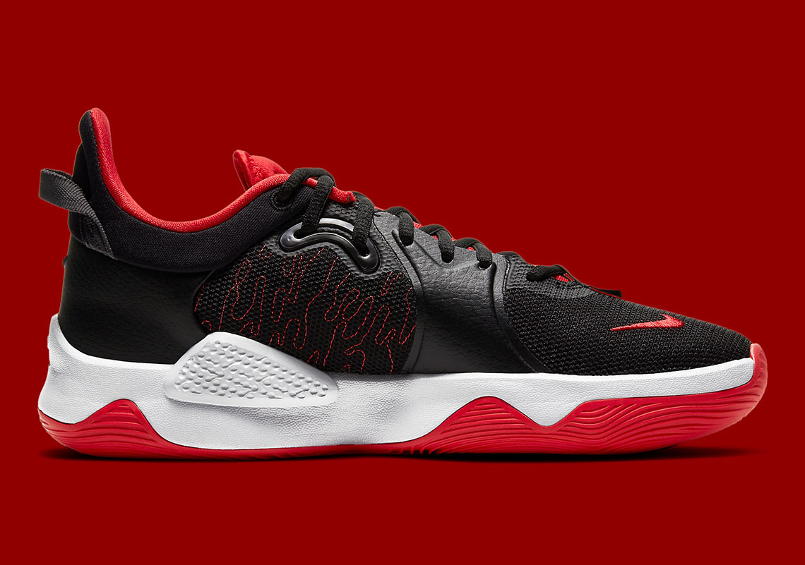Nike PG 5 Black University Red White CW3143-002 | SneakerNews.com