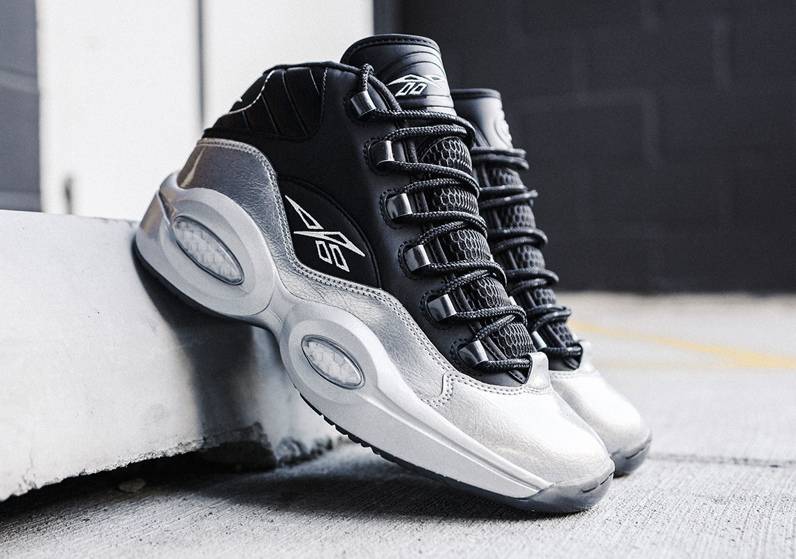 Reebok Question Mid I3 Motorsports Silver GX7925 | SneakerNews.com