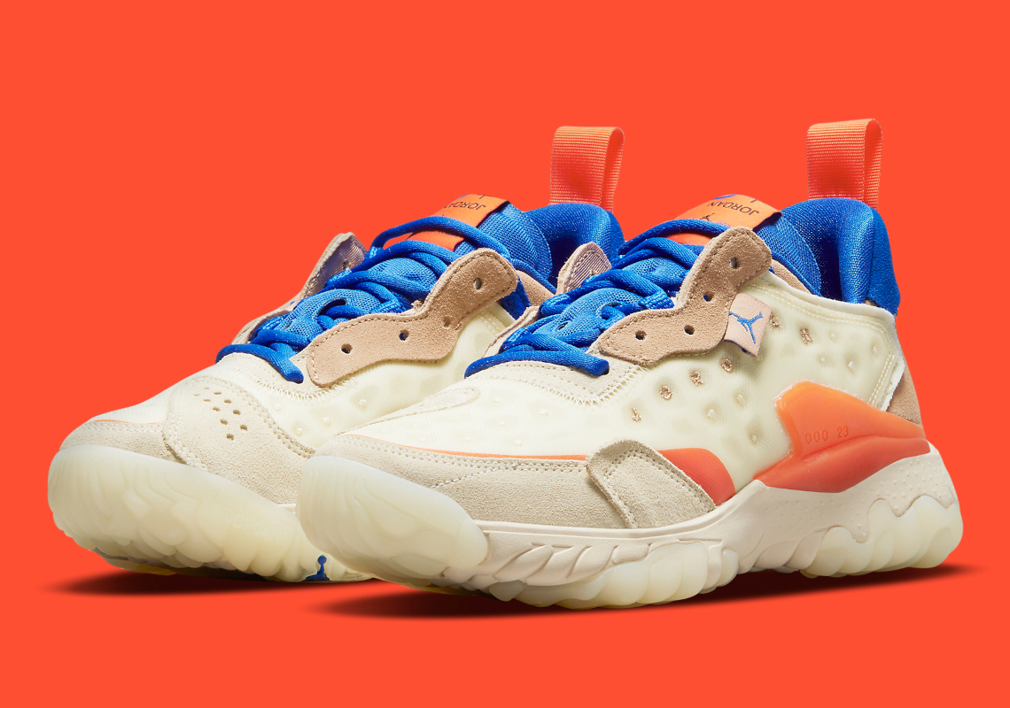 Jordan Delta 2 Orange Blue Nike React CW0913-101 | SneakerNews.com