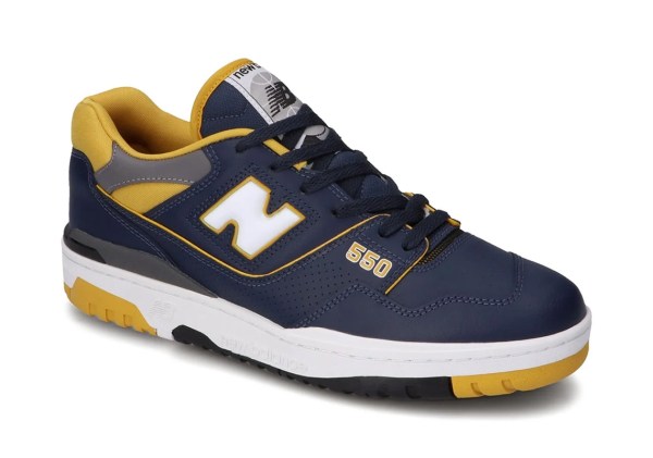 New Balance 550 Navy Yellow BB550MA1 | SneakerNews.com