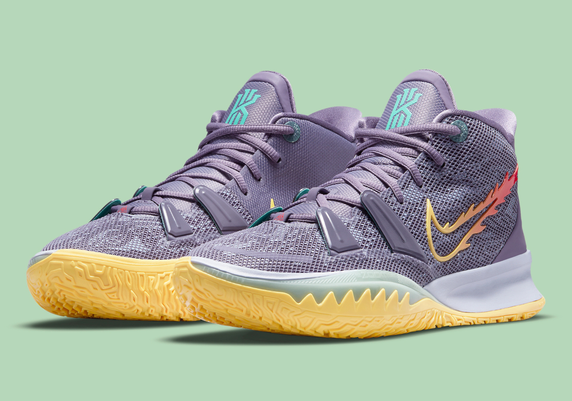 Nike Kyrie 7 GS Daybreak Citron Pulse CT4080-500 | SneakerNews.com