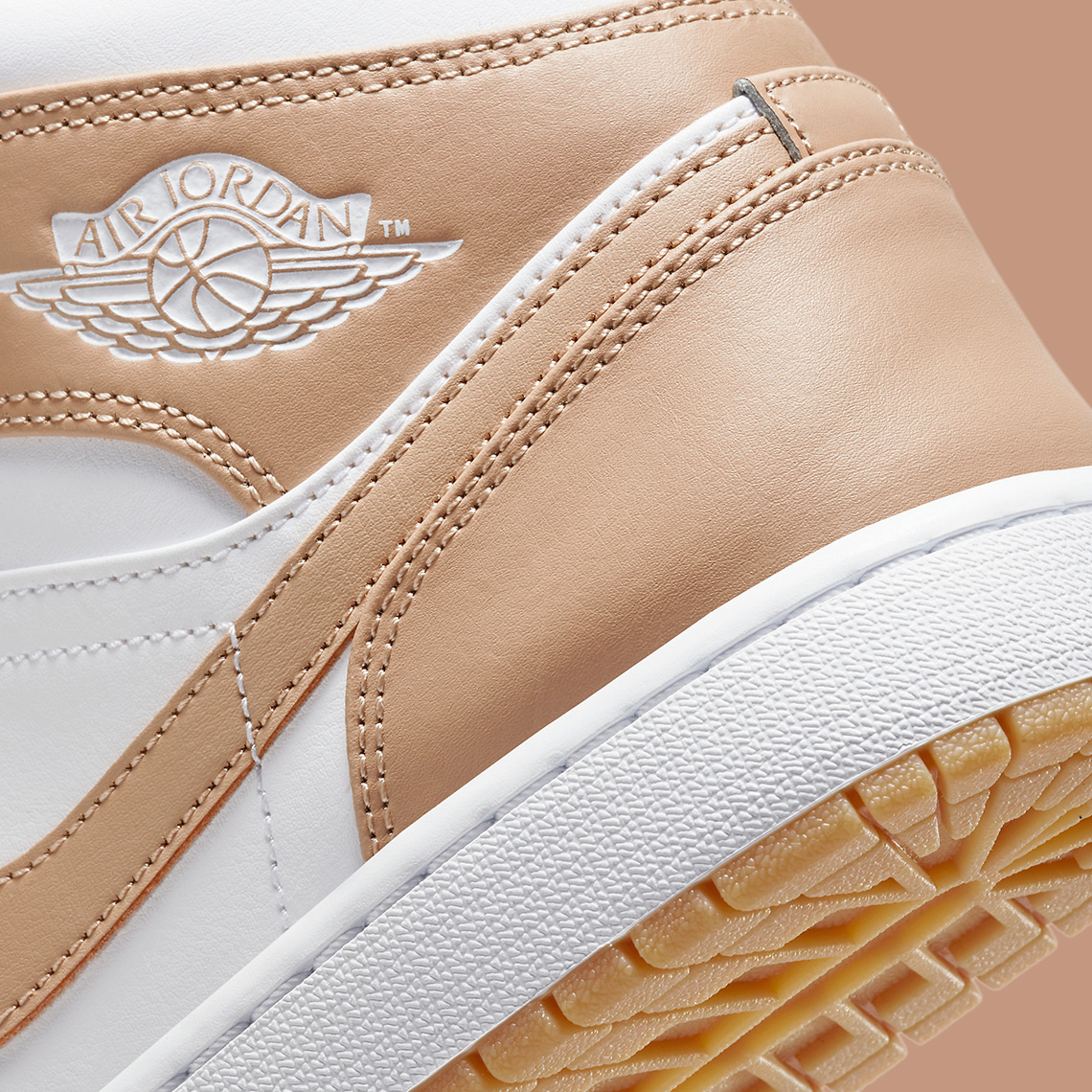 Air Jordan 1 Mid Tan Gum 554724-271 | SneakerNews.com