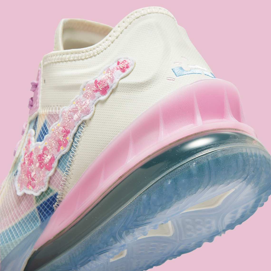 atmos Nike LeBron 18 Low Sakura CV7564-101 | SneakerNews.com