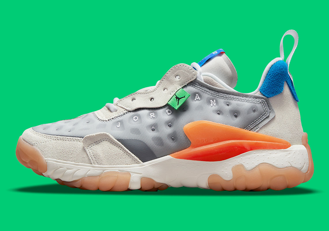 Jordan Delta 2 Grey Orange Blue CV8121-004 | SneakerNews.com