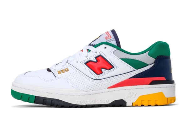 New Balance 550 White/Multi Color BB550CL1 | SneakerNews.com