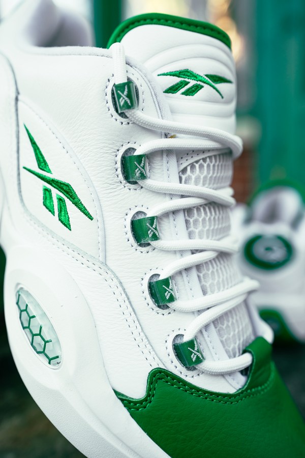 Reebok Question Low "Green Toe" GZ0367 | SneakerNews.com