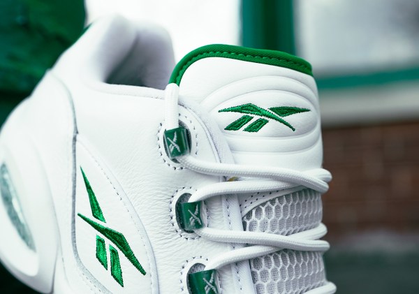 Reebok Question Low "Green Toe" GZ0367 | SneakerNews.com