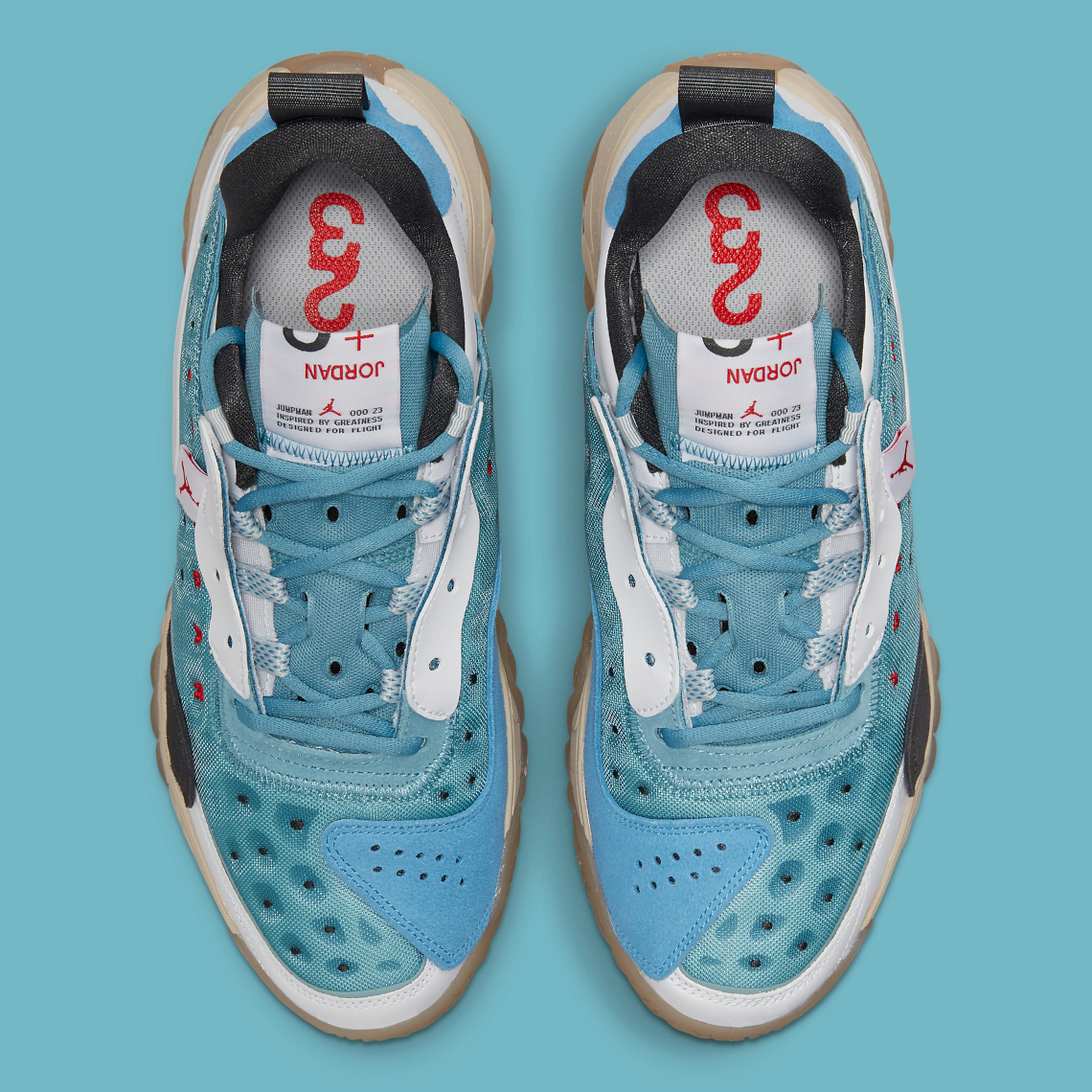 Jordan Delta 2 Blue Red Nike React CV8121-400 | SneakerNews.com