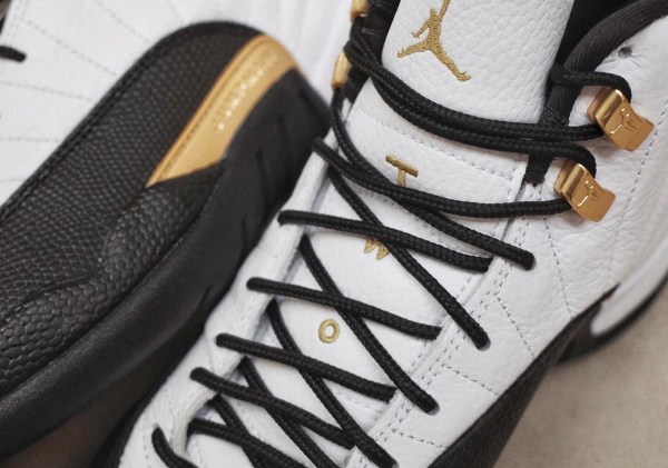 Air Jordan 12 Royalty White Black Metallic Gold Release Date ...