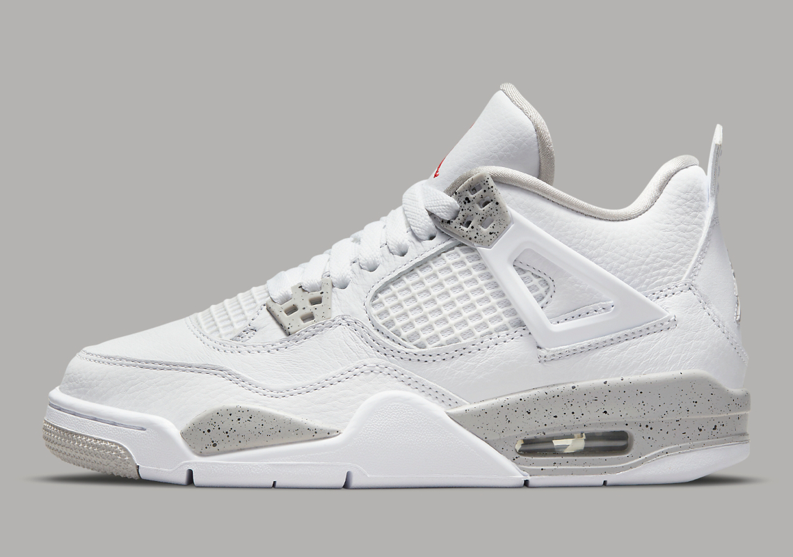 Air Jordan 4 Tech Grey White Oreo Kids' CT8527-100 | SneakerNews.com
