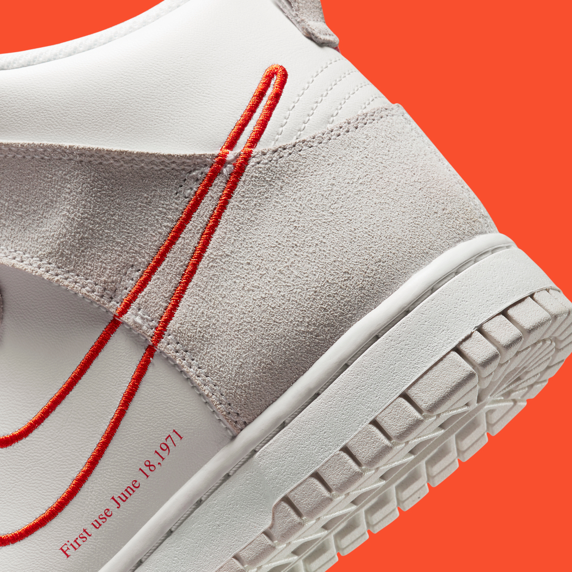 Nike Dunk High First Use White Orange DH6758-100 | SneakerNews.com