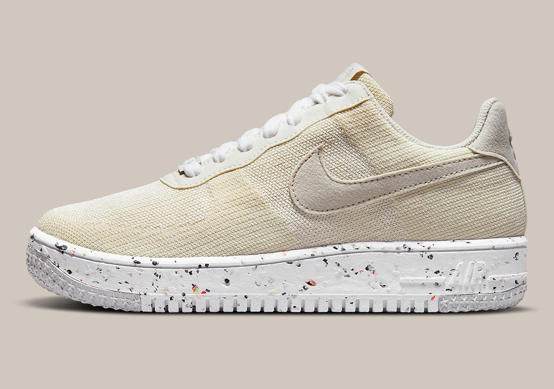 Nike Air Force 1 Crater Flyknit Sail DC7273-200 | SneakerNews.com