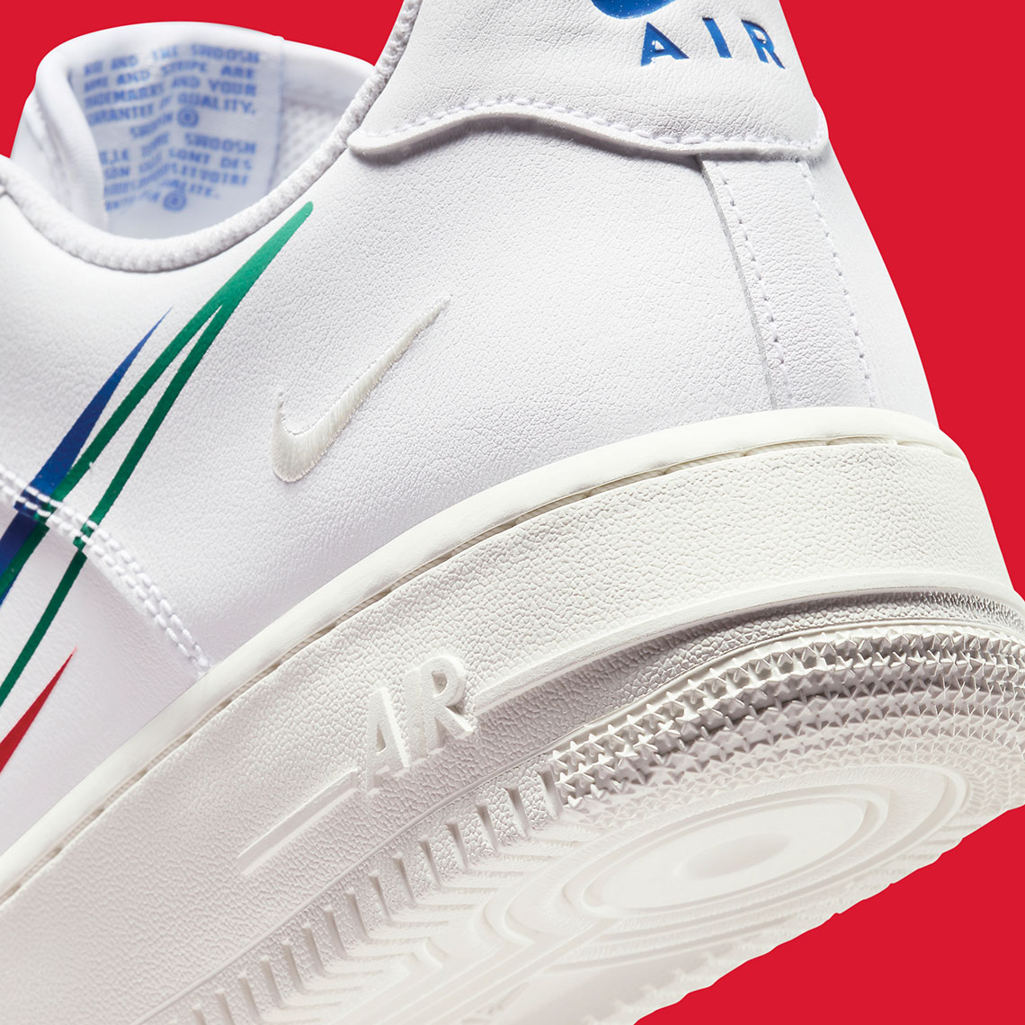 Nike Air Force 1 Multi-Swoosh White DM9096-101 | SneakerNews.com