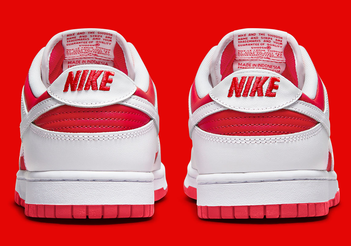 Nike Dunk Low White University Red DD1391-600 | SneakerNews.com