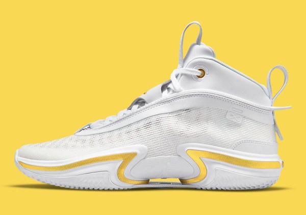 Air Jordan 36 White Metallic Golf DJ4482-100 | SneakerNews.com