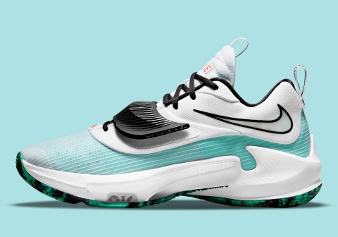 Nike Zoom Freak 3 Black White Blue DA0694-101 | SneakerNews.com