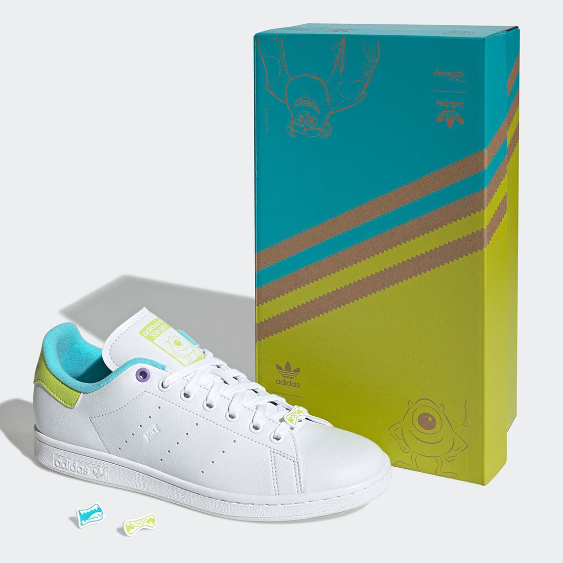 adidas Stan Smith Disney Mike Sully GZ5885 | SneakerNews.com