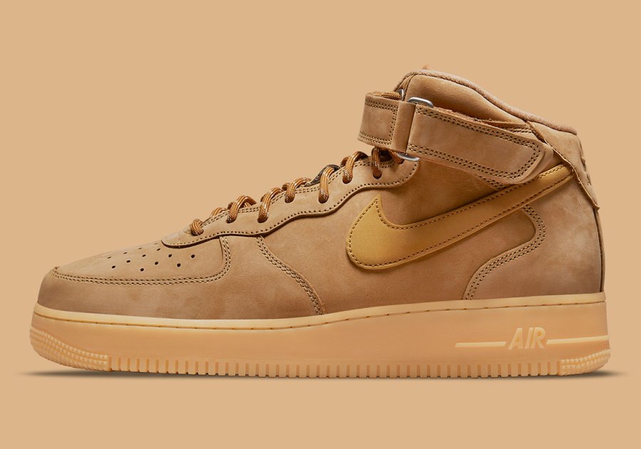 Nike Air Force 1 Mid Flax DJ9158-200 | SneakerNews.com