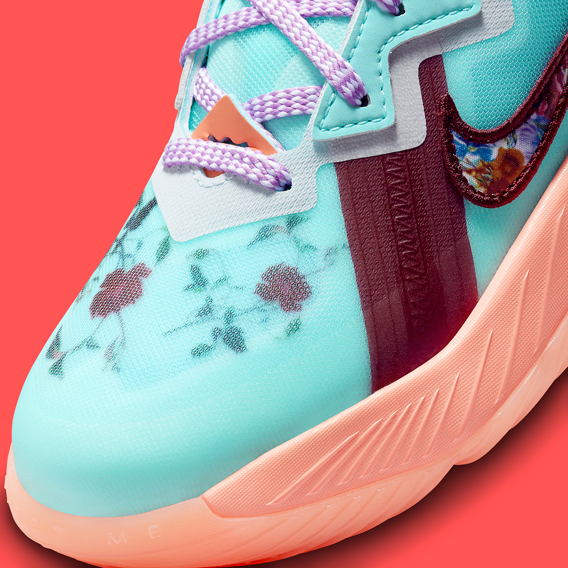 Nike LeBron 18 Low GS Floral DN4177-400 | SneakerNews.com