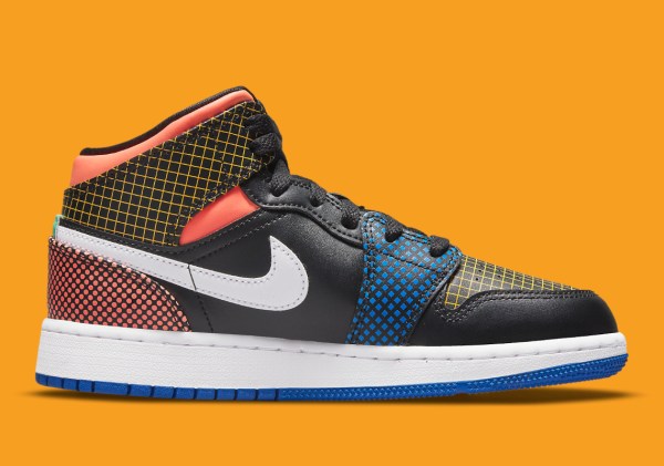 Air Jordan 1 Mid GS Multicolor DC4092-001 Release | SneakerNews.com