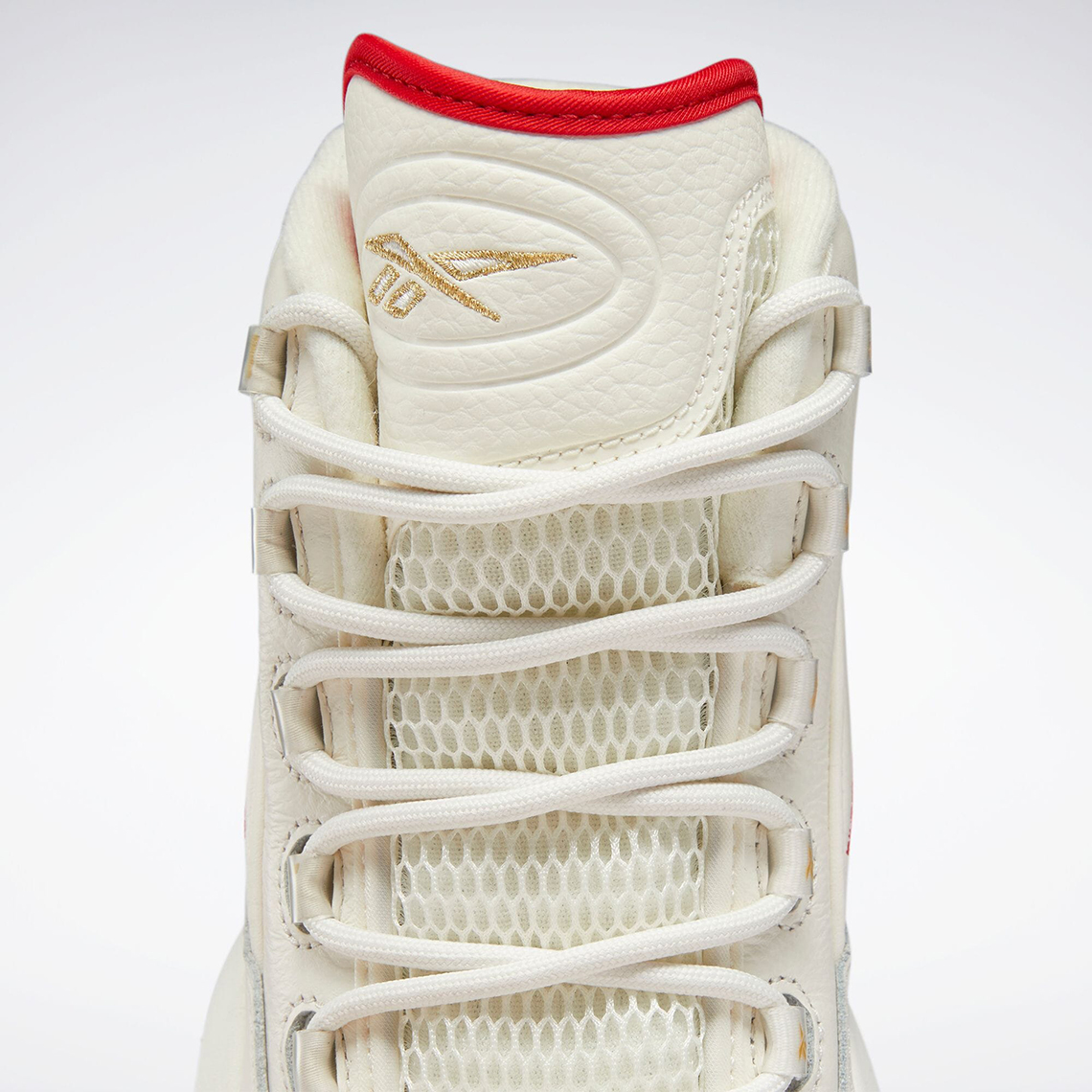 Reebok Question Mid Red Gold Blue GZ7099 | SneakerNews.com