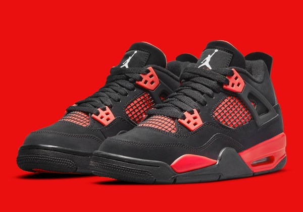 Air Jordan 4 "Red Thunder" 2021 Full Family Sizes | SneakerNews.com