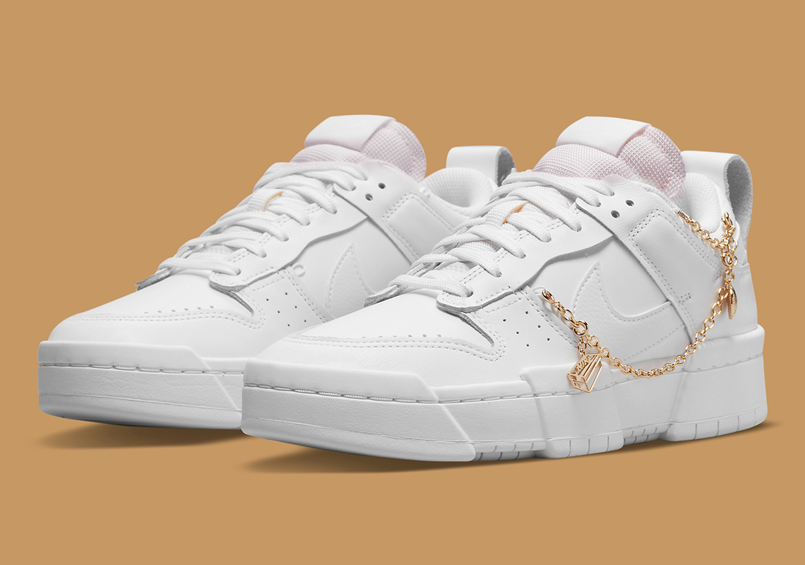 Nike Dunk Low Disrupt White Gold DO5219-111 | SneakerNews.com