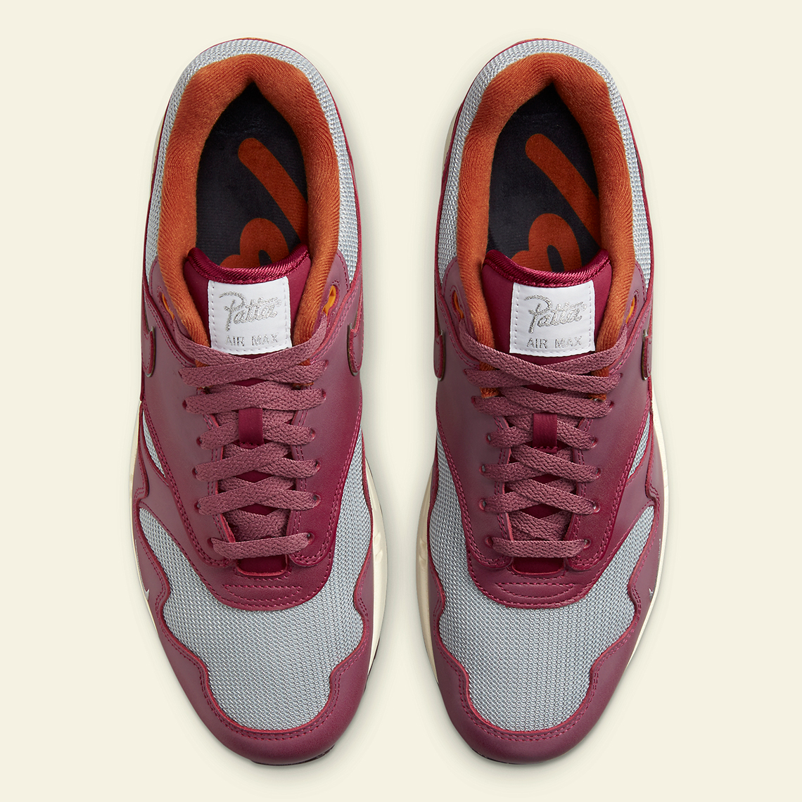 Patta Nike Air Max 1 Rush Maroon DH1348-001 | SneakerNews.com