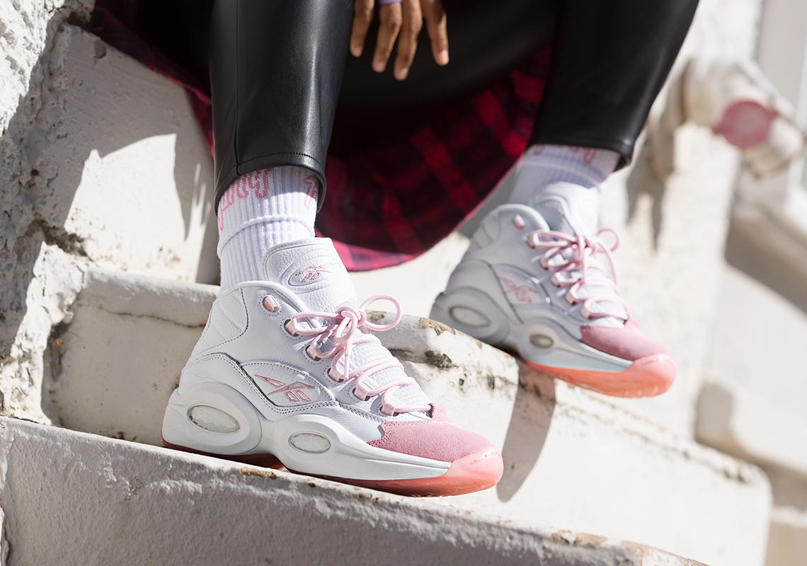 Reebok Question Mid Womens Pink Toe G55120 Release Date | SneakerNews.com
