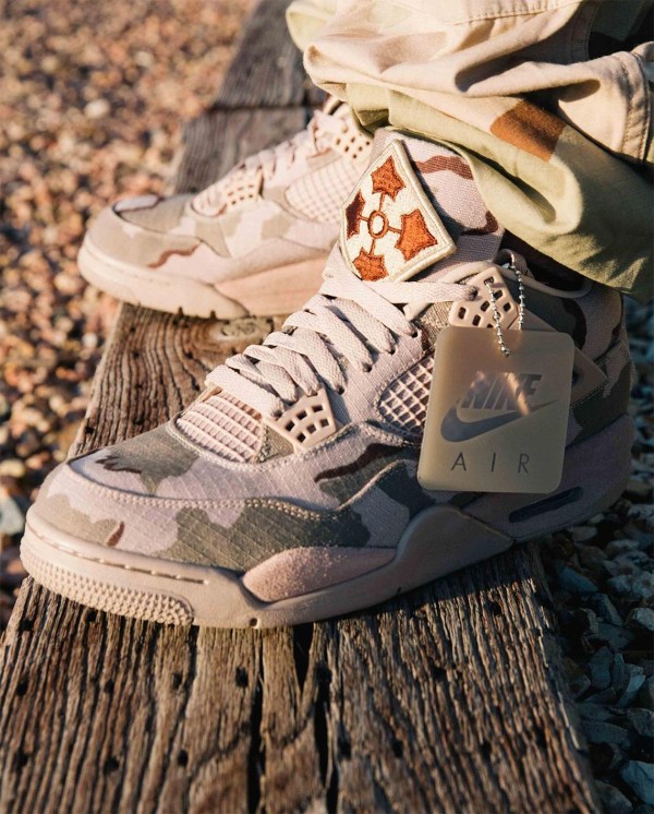 Aleali May Air Jordan 4 Veterans Day PE | SneakerNews.com