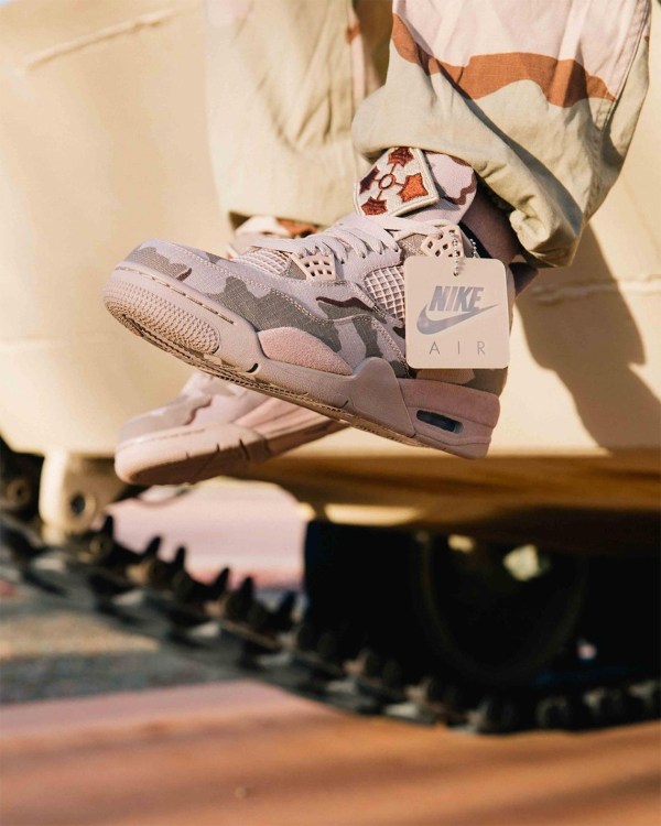 Aleali May Air Jordan 4 Veterans Day PE | SneakerNews.com