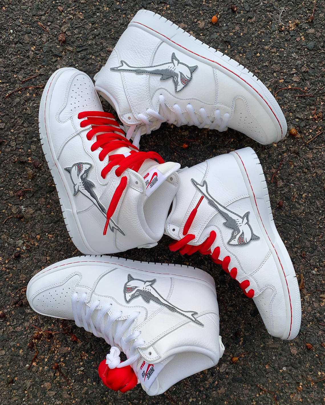 Oski Nike SB Dunk Great White Shark 2022 | SneakerNews.com