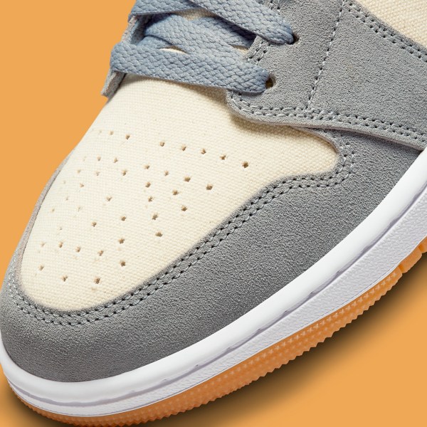 Air Jordan 1 Mid Coconut Milk Particle Grey DN4281-100 | SneakerNews.com