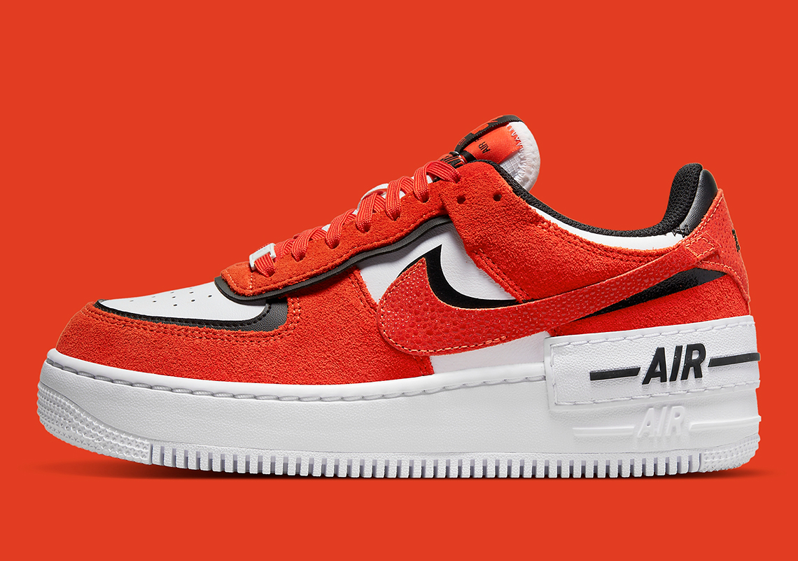 Nike Air Force 1 Shadow Red White Black DQ8586-800 | SneakerNews.com