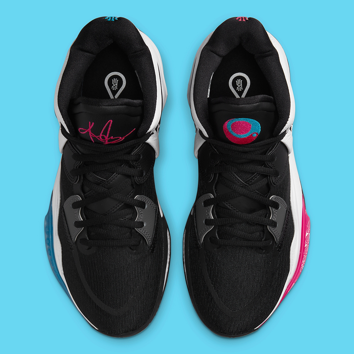 Nike Kyrie 8 White Black Pink Blue DC9134-003 | SneakerNews.com