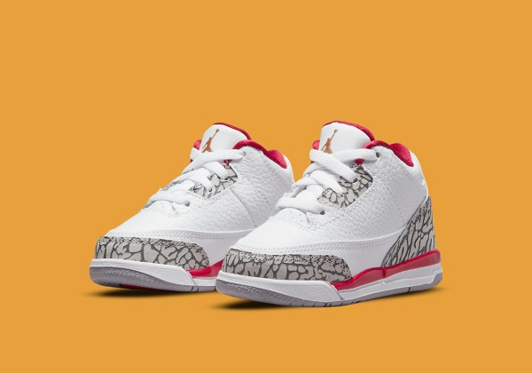 Air Jordan 3 Cardinal Red GS PS TD Release Date | SneakerNews.com