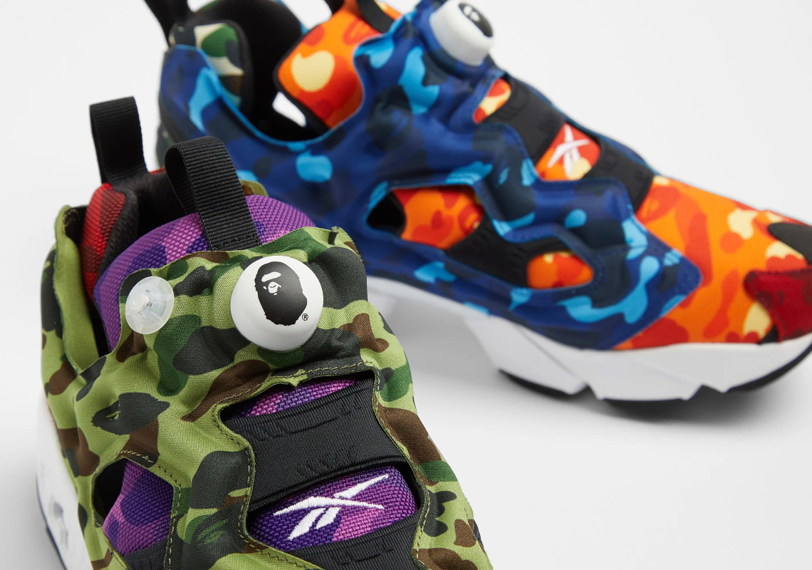 BAPE Reebok Instapump Fury "Multi-Color" Q47370 | SneakerNews.com