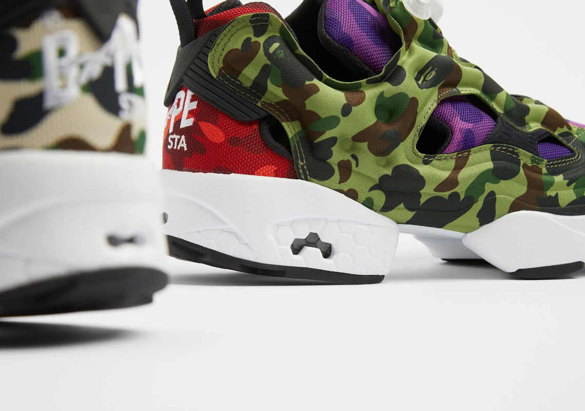BAPE Reebok Instapump Fury "Multi-Color" Q47370 | SneakerNews.com